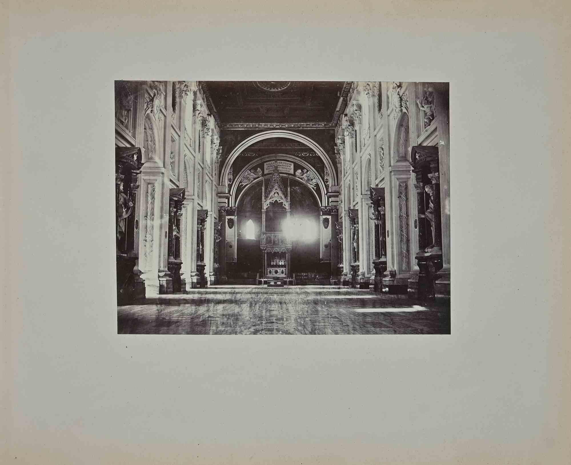 Francesco Sidoli - Ancient View of the Interior of S. Peter-Photograph ...
