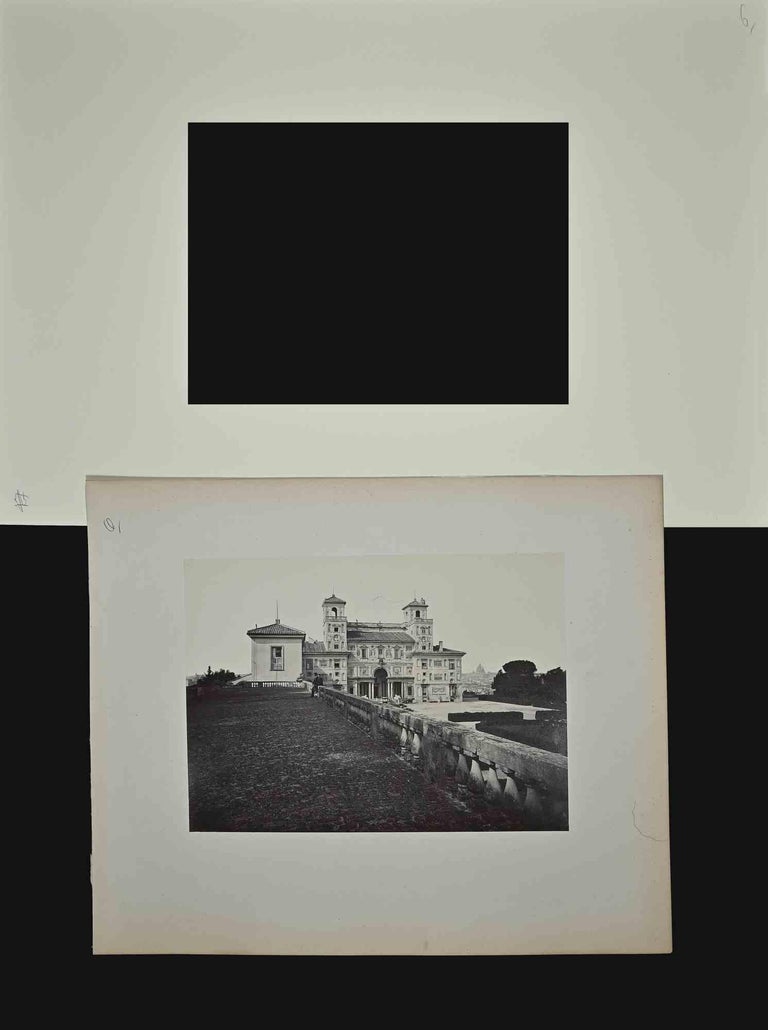 Francesco Sidoli - View of Villa Medici - Original Photograph by F ...