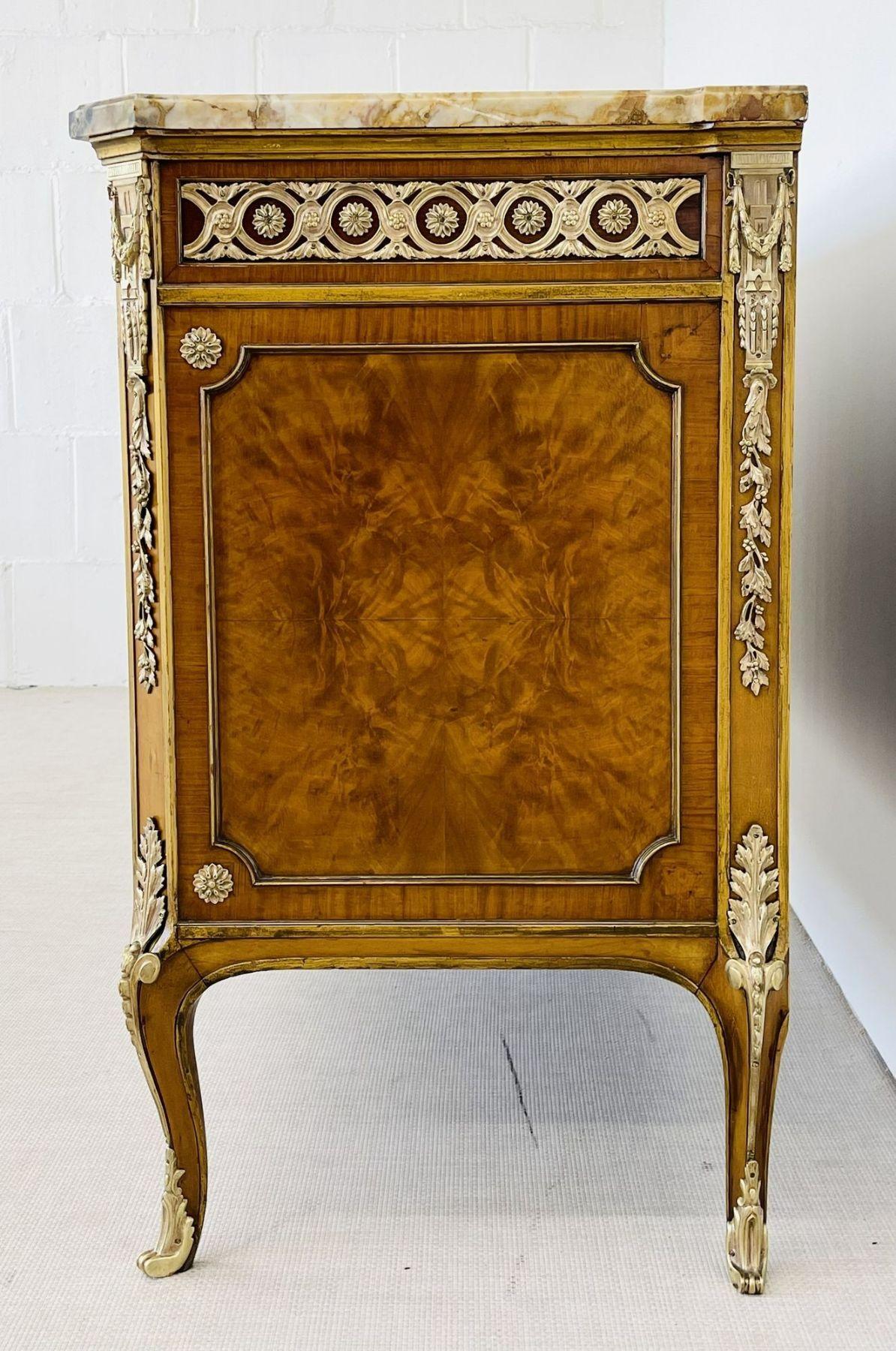 Francios Linke Louis XV Style French Commode / Sideboard, Satinwood ...