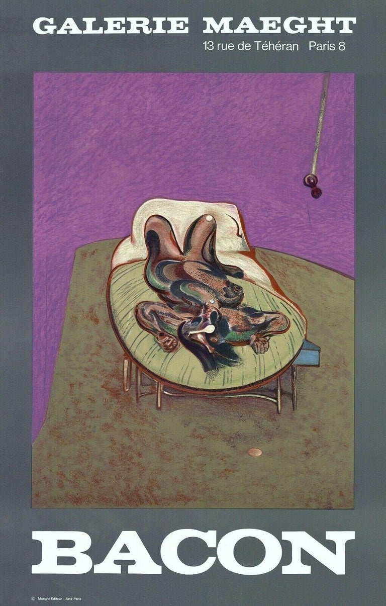 Francis Bacon - Personnage Couche 1966, Francis Bacon For Sale at 1stDibs