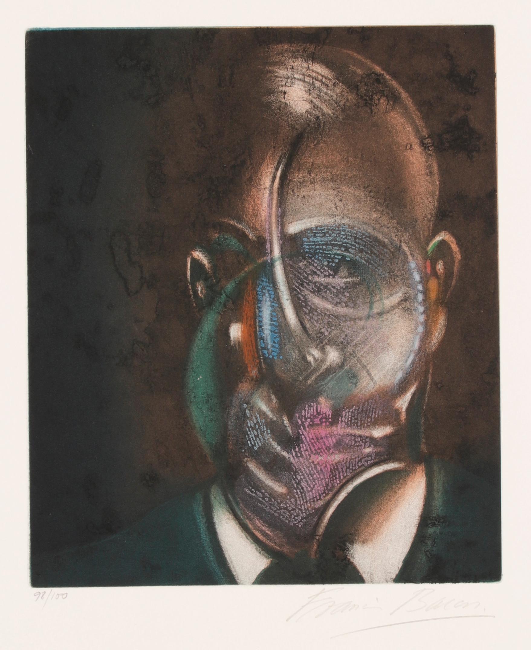 Francis Bacon - 1960s Francis Bacon lithograph (portrait of Isabel ...