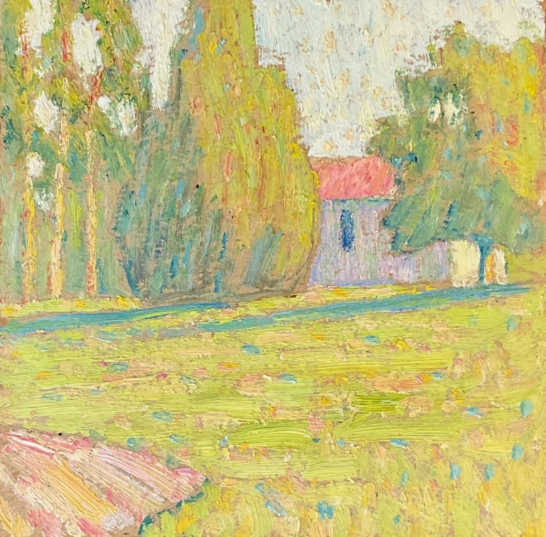 Francis Draper Jr. - Santa Barbara Cottage Landscape colorful Plein Air ...