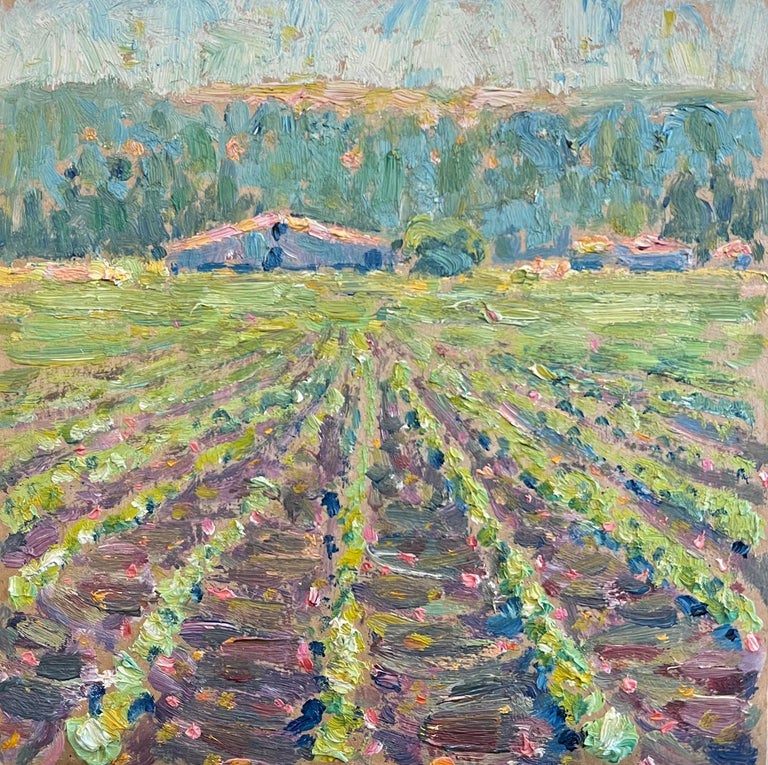 Francis Draper Jr. - Santa Barbara Vineyard and Farm House - colourful ...