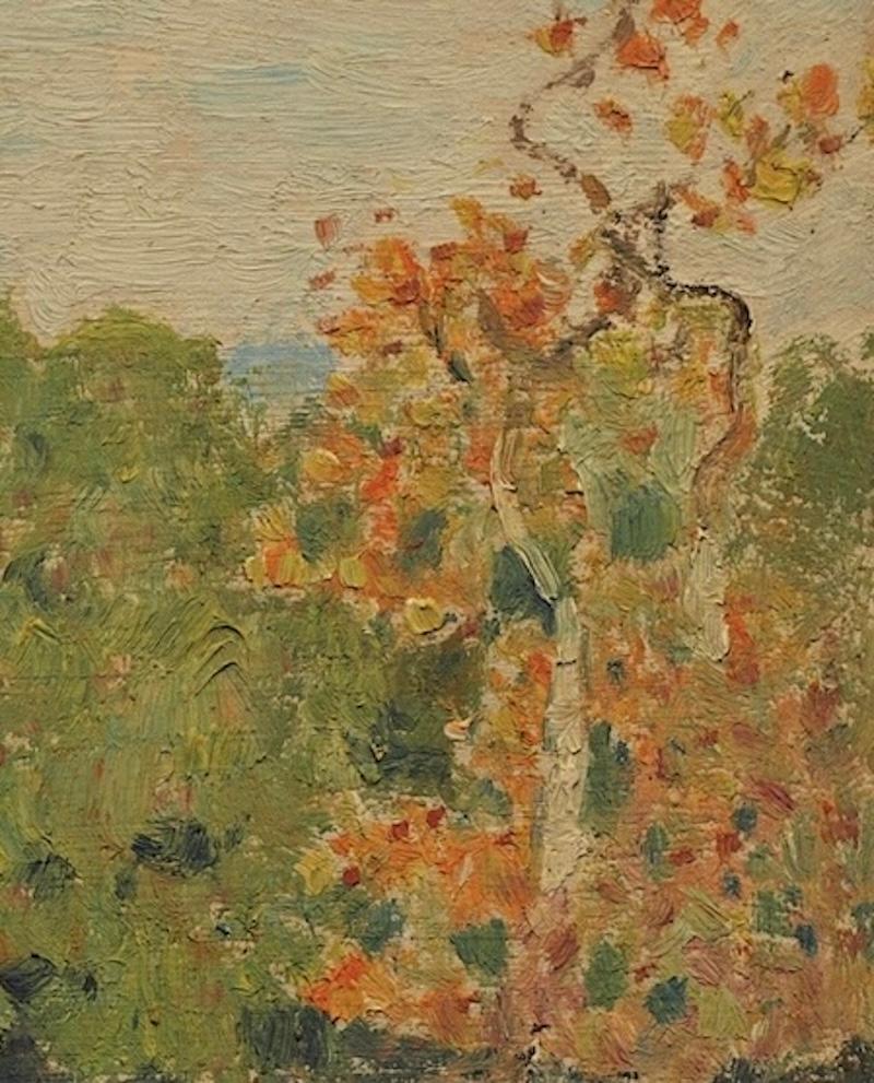 Francis Draper Jr. - Trees Santa Ynez Mountains Santa Barbara Landscape ...