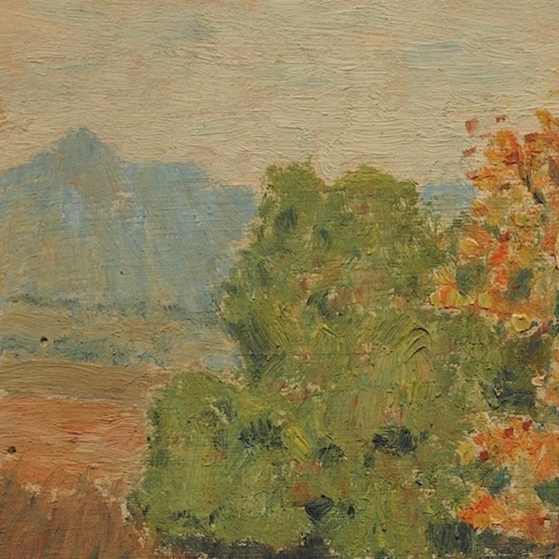 Francis Draper Jr. - Trees Santa Ynez Mountains Santa Barbara Landscape ...