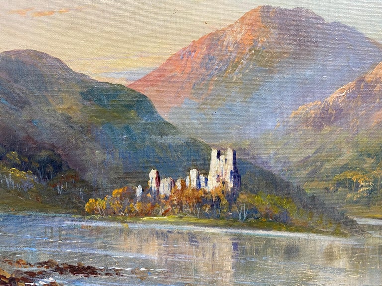 Francis E. Jamieson - Antique Scottish Highlands Oil Painting Kilchurn ...