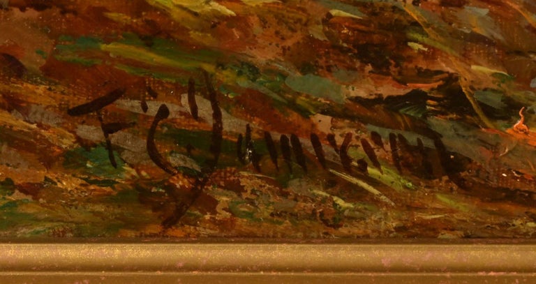 Francis E. Jamieson - Antique Scottish Oil Painting - Beautiful Sunrise ...