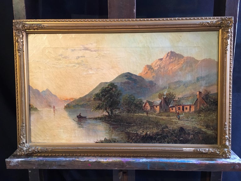 Francis E. Jamieson - Glen Ogle, Lochearnhead, Antique Scottish Oil ...