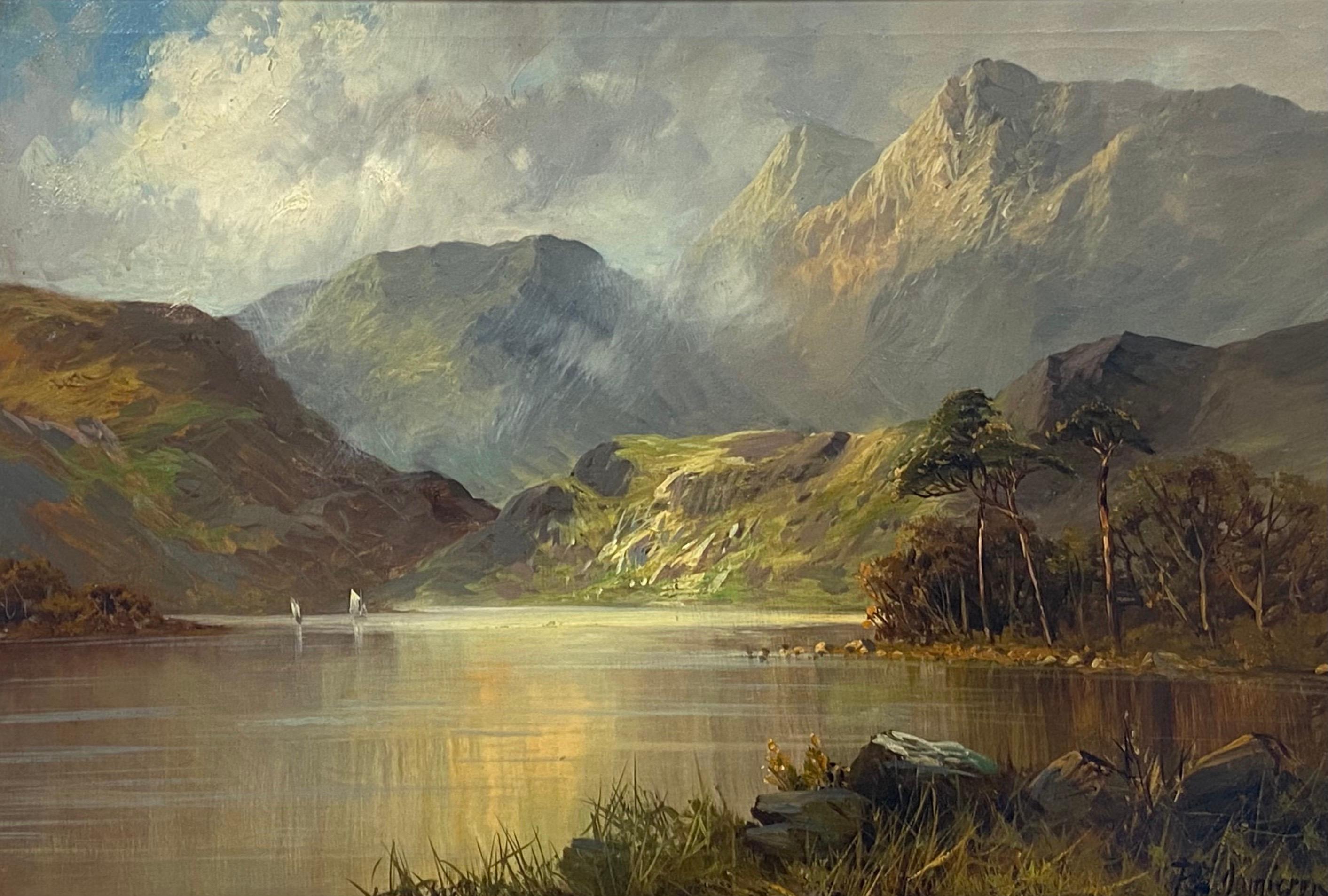 Francis E. Jamieson - The Old Road, Glencoe, Original Oil On Canvas ...