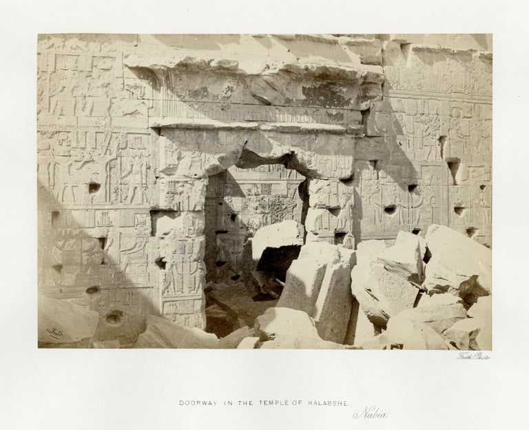 Francis Frith - Doorway in the Temple of Kalabshe, Nubia For Sale at ...