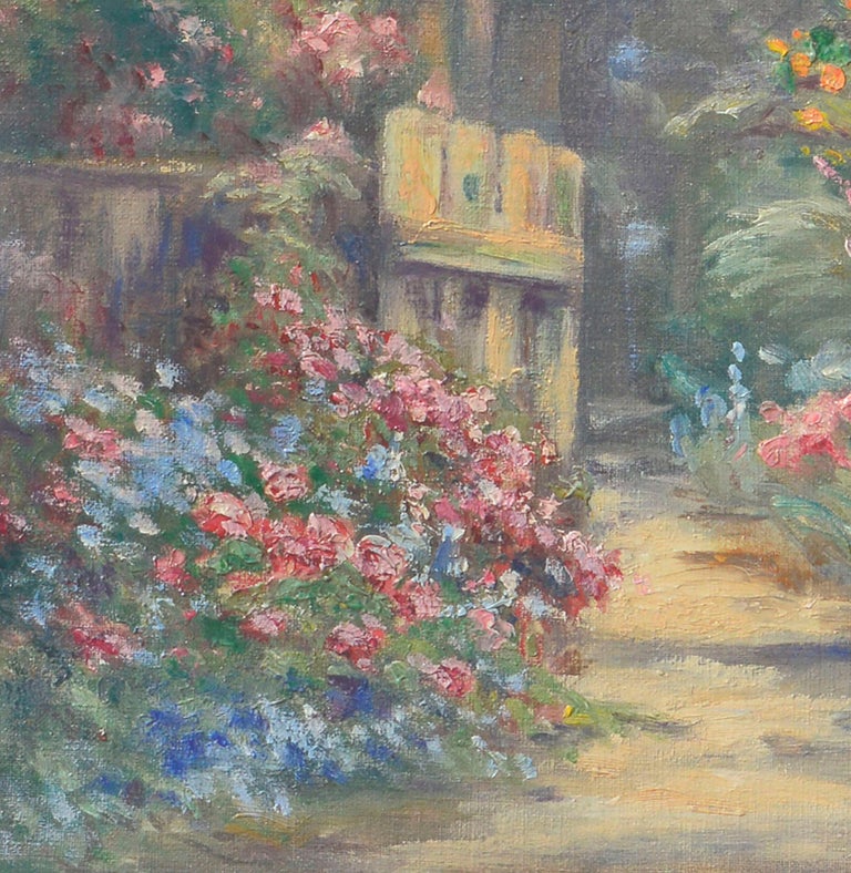 Francis Harvey Cutting - Pacific Grove Garden Gate, 1925 - Floral ...