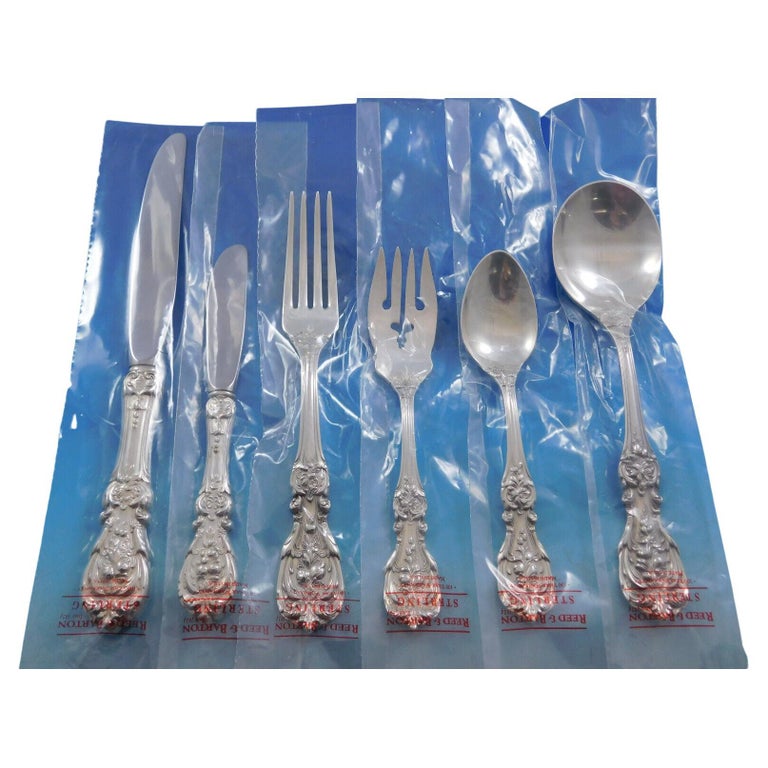 Francis I Reed and Barton Sterling Silver Cutlery Service 12 Set 78 pc ...