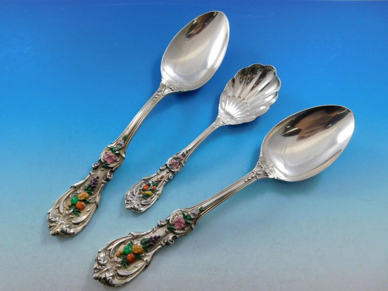 Francis I Reed and Barton Sterling Silver Flatware Set Service 119 ...