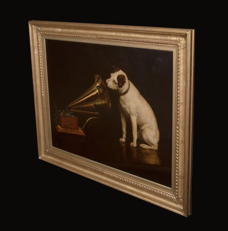 His Masters Voice, 19th Century attributed to Francis James Barraud ...