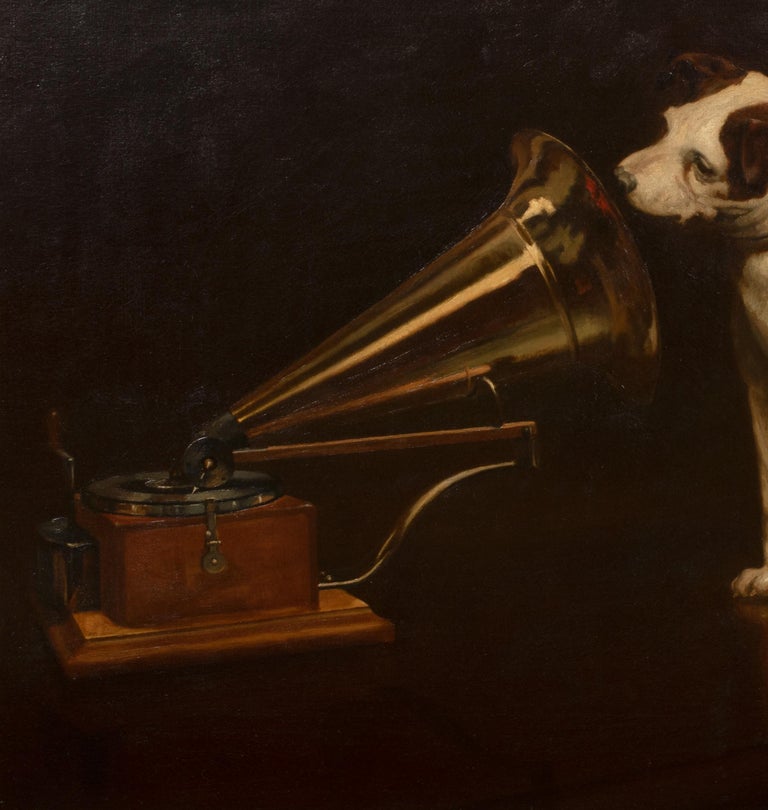 His Masters Voice, 19th Century attributed to Francis James Barraud ...