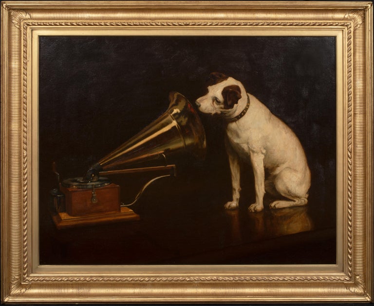 His Masters Voice, 19th Century attributed to Francis James Barraud ...