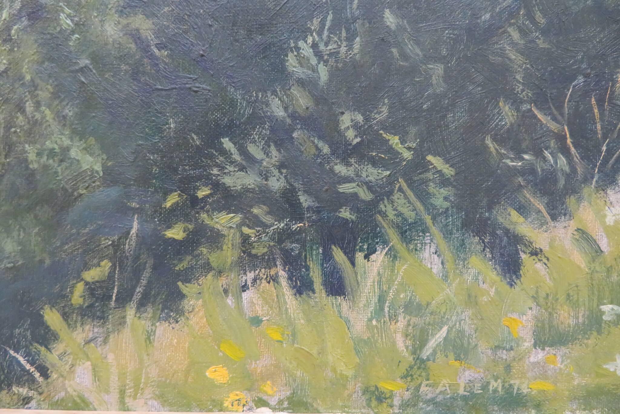 Francis Le Marchant - (1939-2016) ORIGINAL IMPRESSIONIST OIL PAINTING ...