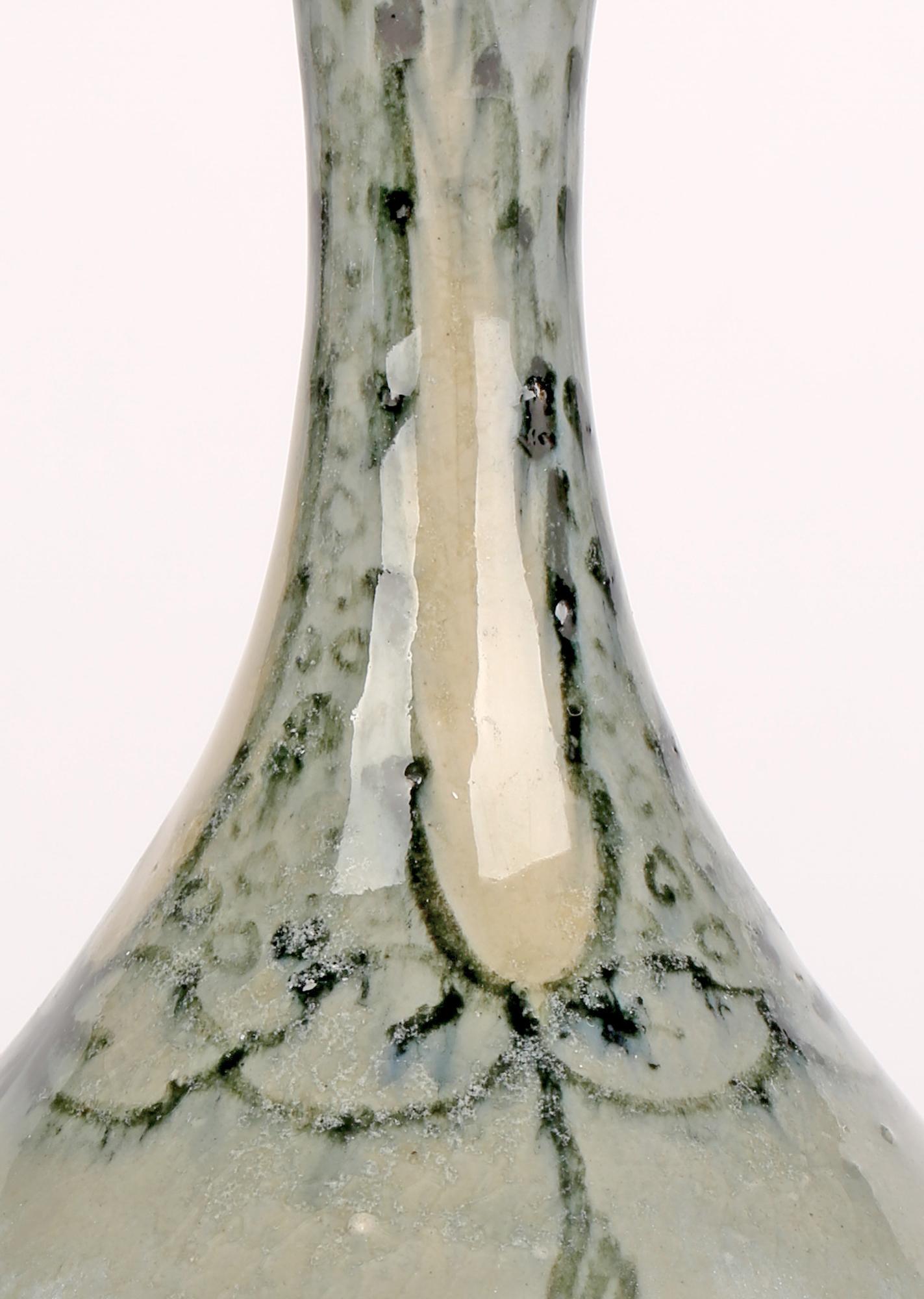 Francis Pope for Doulton Lambeth Art Nouveau Stylized Art Pottery Vase ...