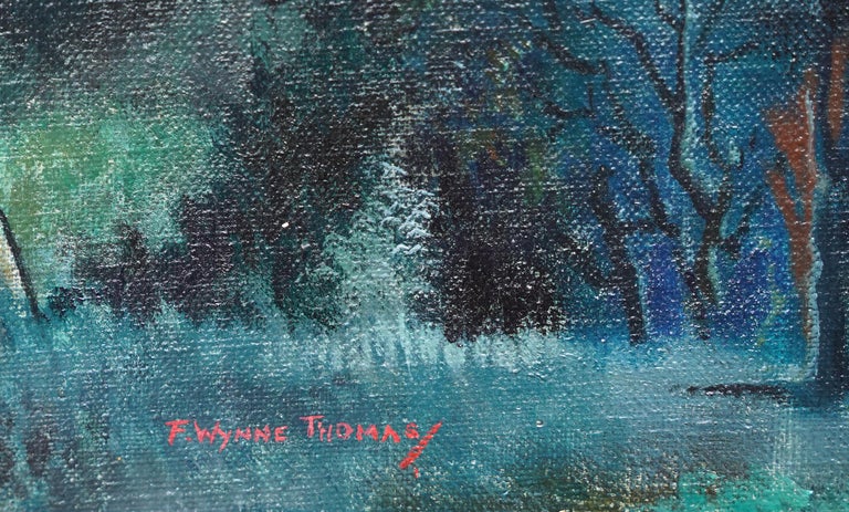 Francis Wynne Thomas - Chiltern Winter Landscape - British Surrealist ...