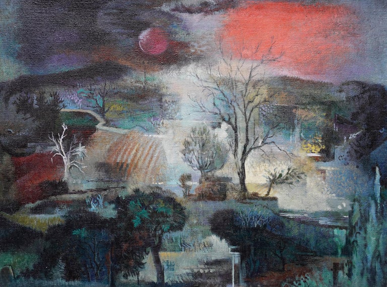 Francis Wynne Thomas - Chiltern Winter Landscape - British Surrealist ...