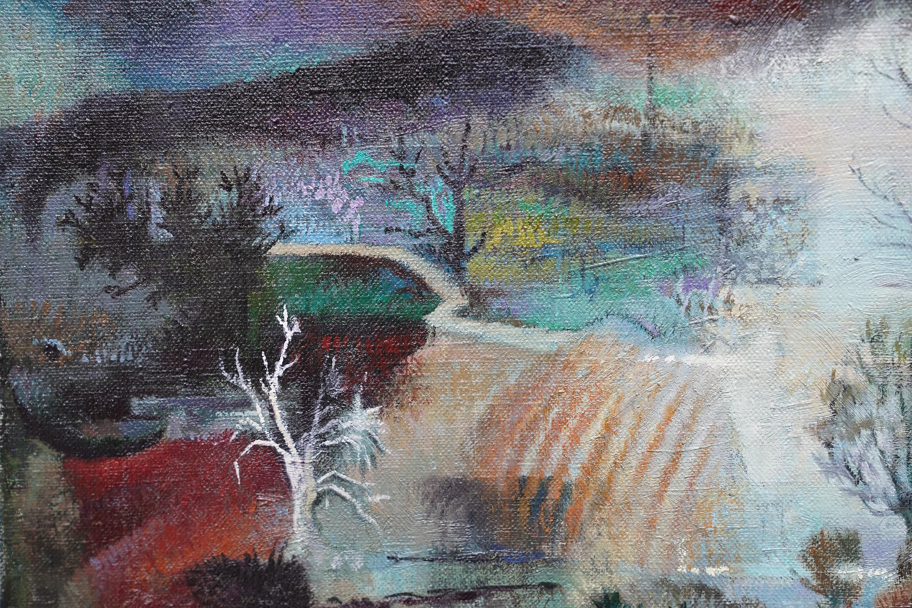 Francis Wynne Thomas - Chiltern Winter Landscape - British Surrealist ...