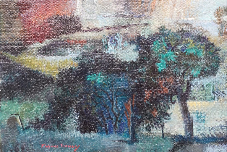 Francis Wynne Thomas - Chiltern Winter Landscape - British Surrealist ...