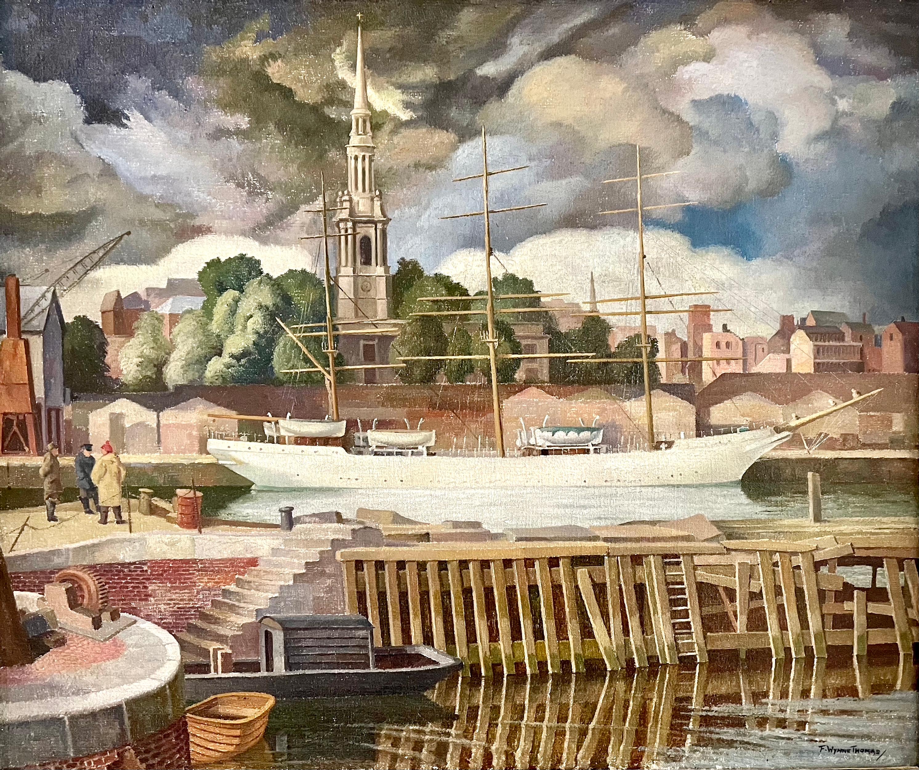 Francis Wynne Thomas - Chiltern Winter Landscape - British Surrealist ...