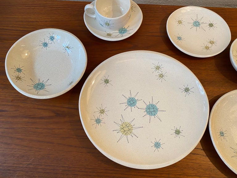 Franciscan Ware 72-Piece "Starburst" Set of Oven Safe Dinnerware at 1stDibs