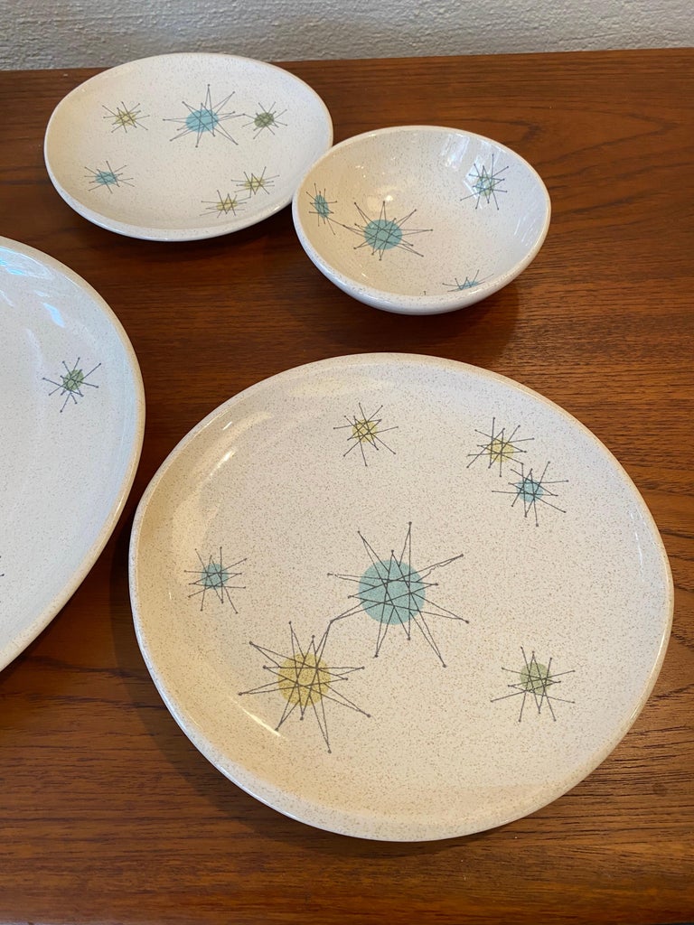 Franciscan Ware 72-Piece "Starburst" Set of Oven Safe Dinnerware at 1stDibs