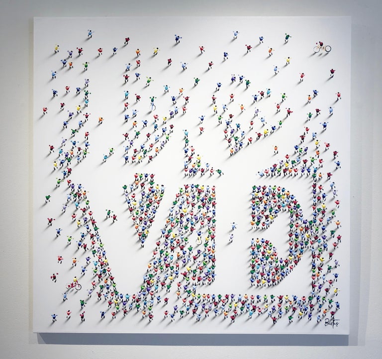 Francisco Bartus - Francisco Bartus, "Love Inverse" 39x39 Colorful ...