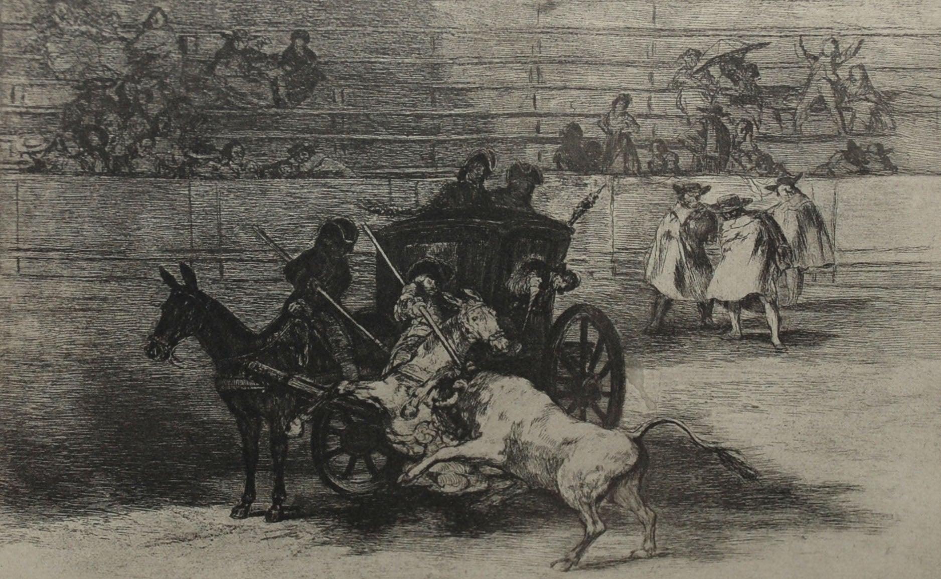 Francisco Goya - Francisco Goya One Can't Look (Later Reprint) For Sale ...