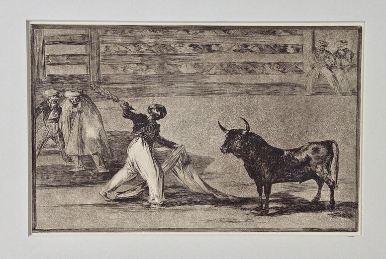 Francisco Goya - Goya's "Origen de los arpones o banderillas" from his ...