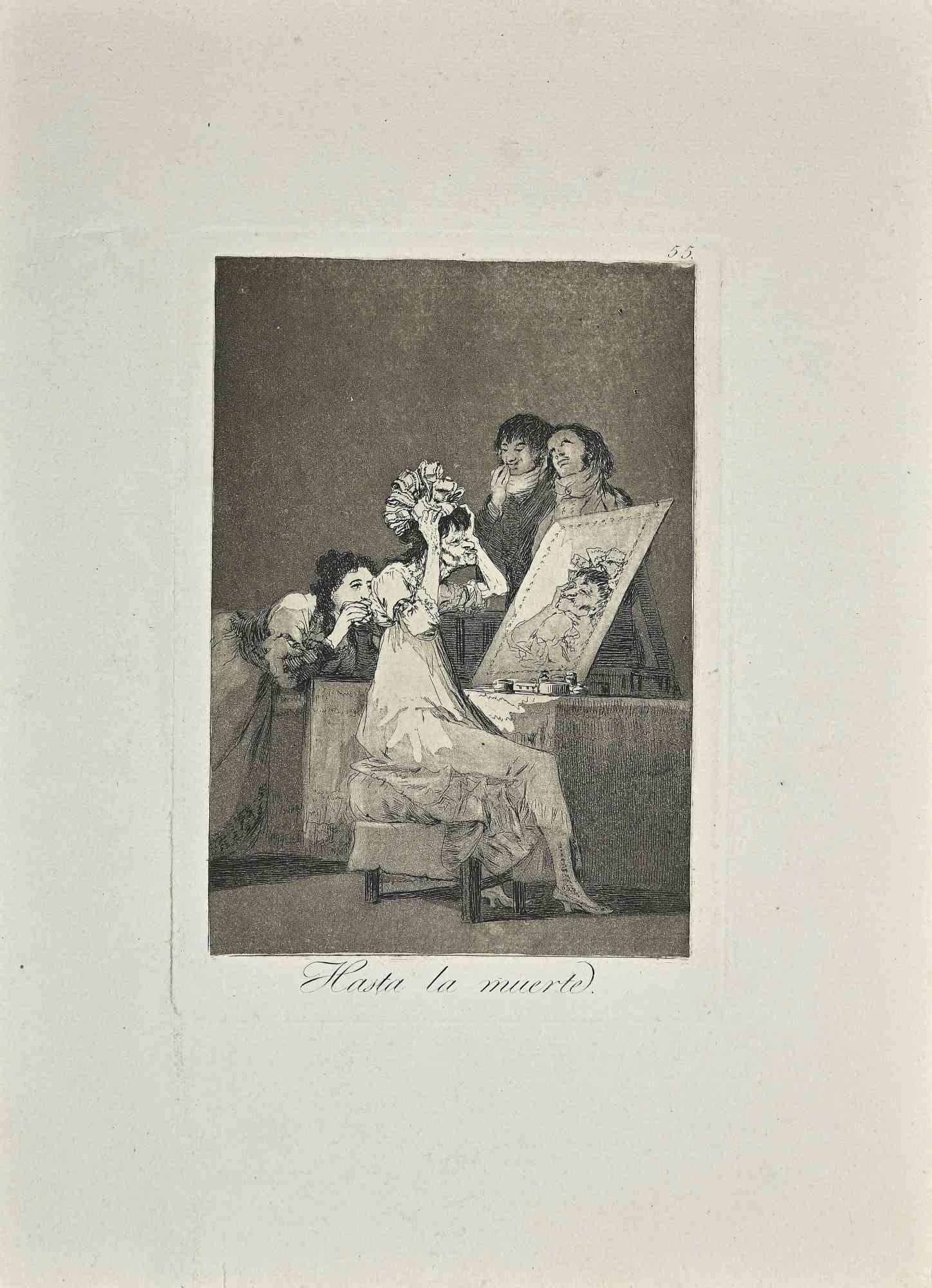 Francisco Goya - Que Sacrificio! - Original Etching by Francisco Goya ...