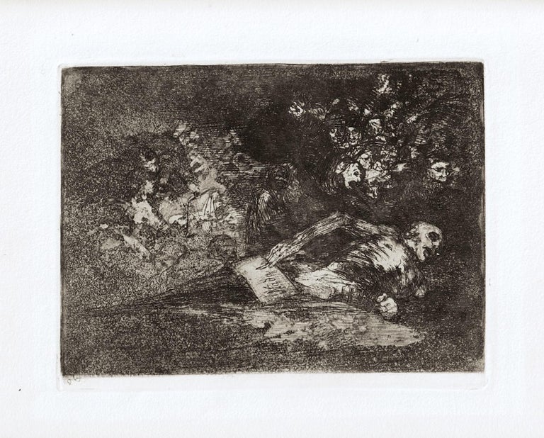 Francisco Goya - Nada. Ello dirá - Original Etching by Francisco Goya ...