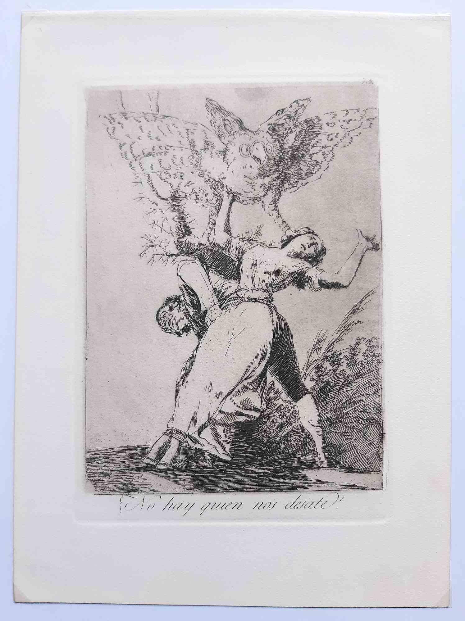 Francisco Goya - Nada. Ello dirá - Original Etching by Francisco Goya ...
