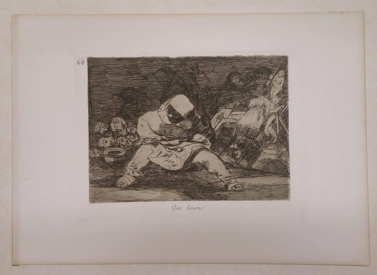 Francisco Goya - QUE LOCURA! For Sale at 1stDibs | goya locura, goya ...