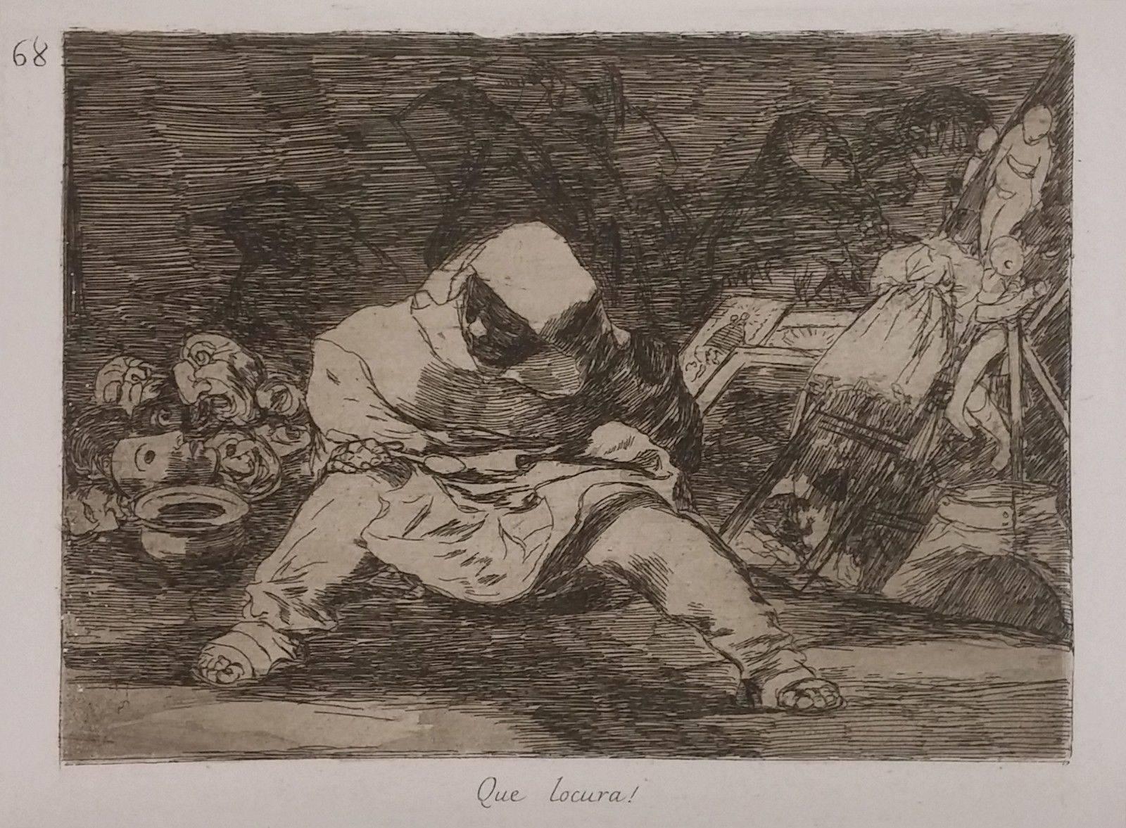 Francisco Goya - QUE LOCURA! For Sale at 1stDibs | goya locura, goya ...