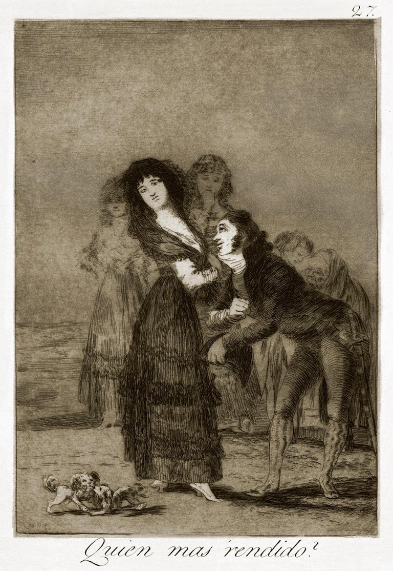 Francisco Goya - Quin ms rendido ? - Eau-forte Origina de Francisco ...
