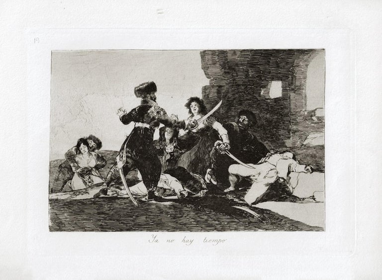 Francisco Goya - Ya no hay Tiempo - Original Etching by Francisco Goya ...