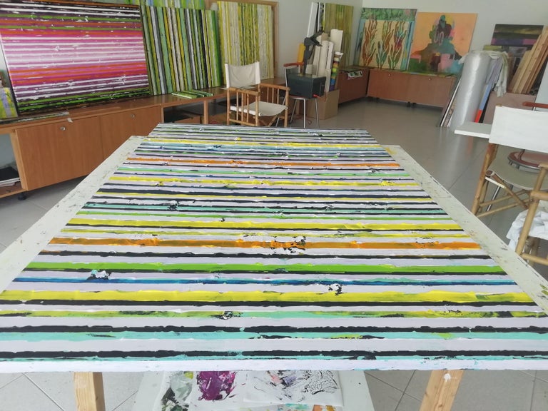 Francisco Santos - Mithras, Painting, Acrylic on Canvas For Sale at 1stDibs