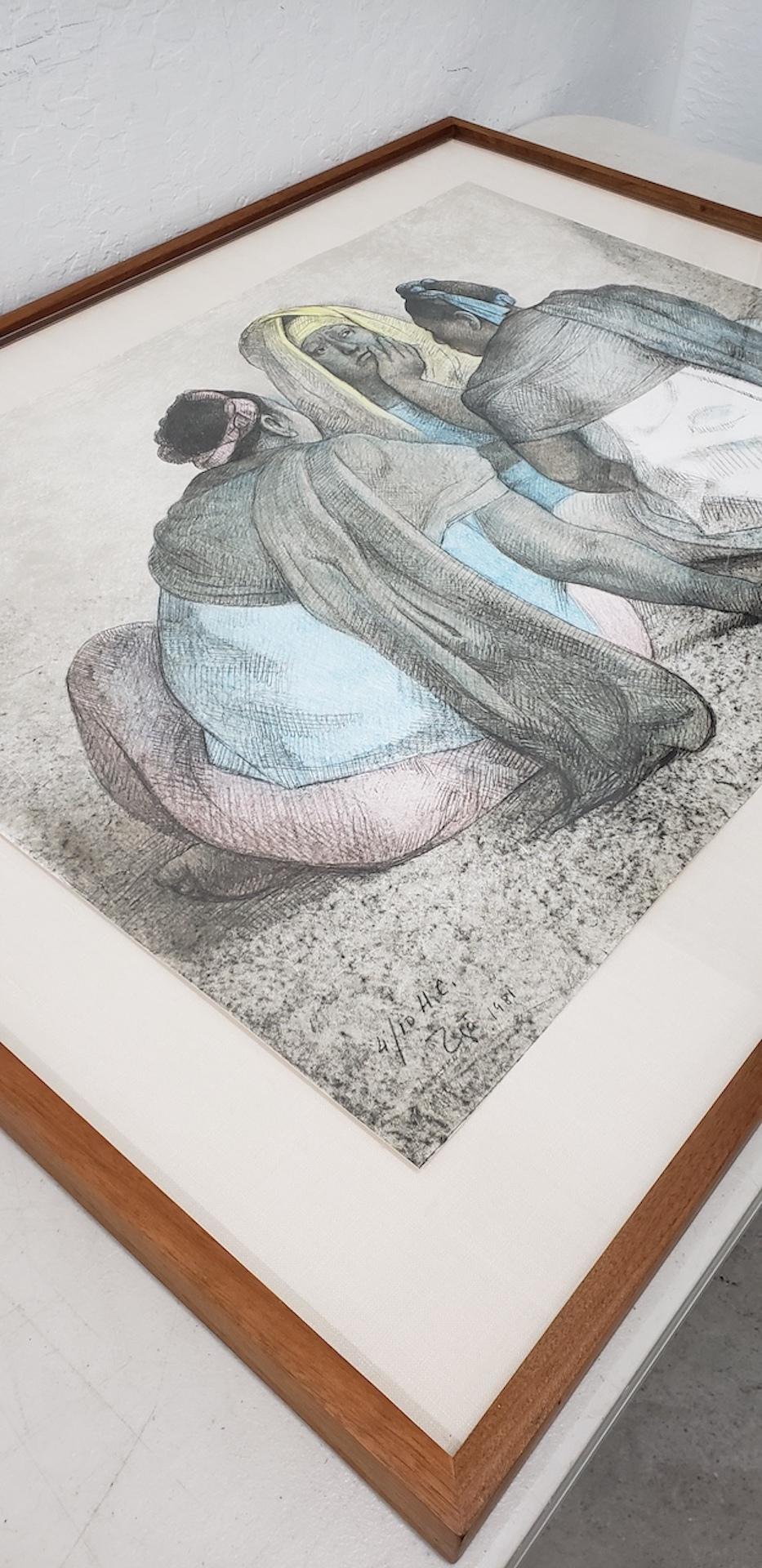 Francisco Zúñiga - Grupo de Mujeres Sentadas III Artist Proof For Sale ...