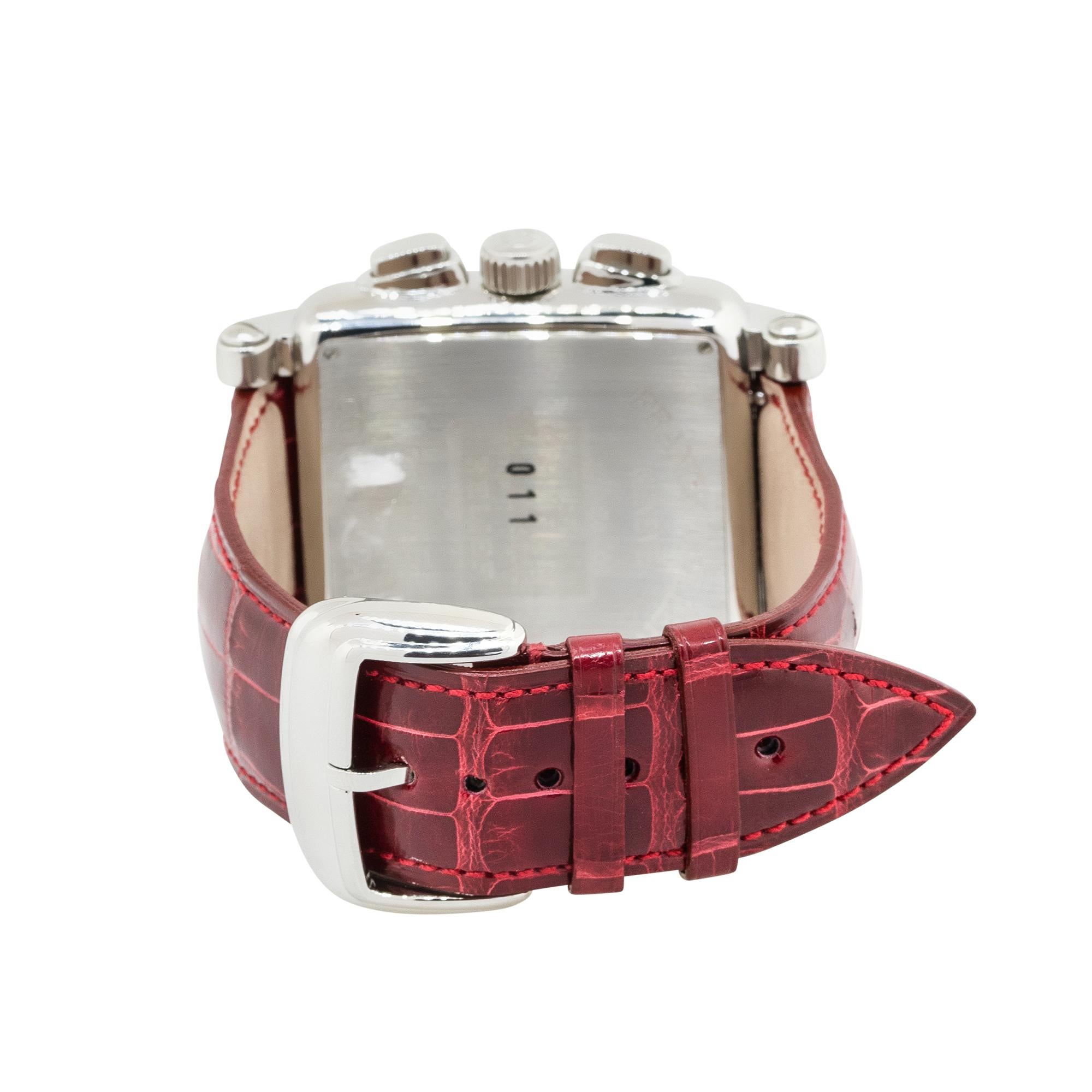 Franck Muller 10000 K CC AC Conquistador Stainless Steel Watch For Sale ...