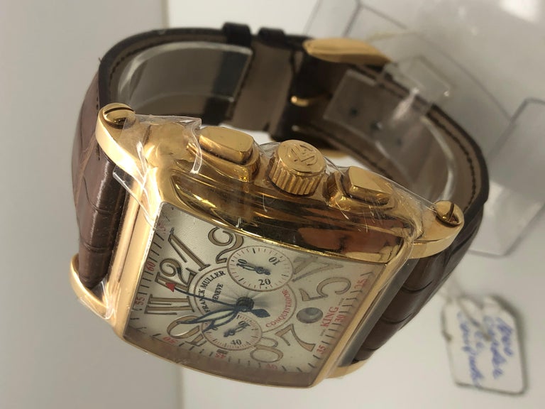 Franck Muller 10000 K CC Conquistador King Cortez 18K Rose Gold New For ...