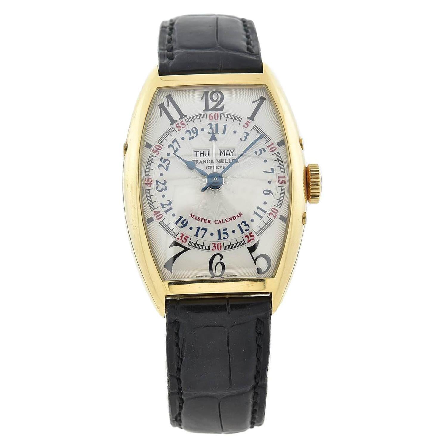 Franck Muller 18 Karat Rose Gold Curvex Sunset Watch 6850 SC For Sale ...