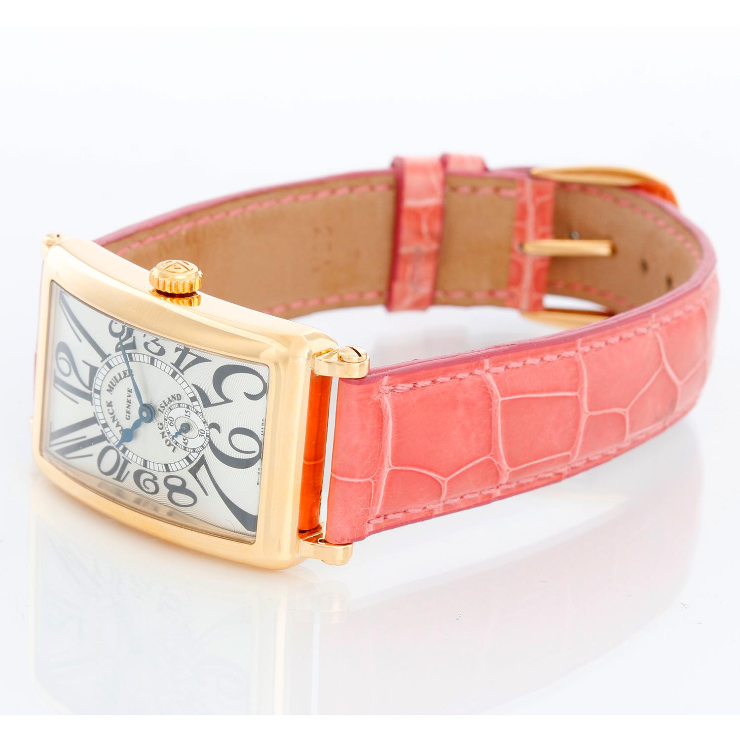Franck Muller Long Island 18K Yellow Gold Watch at 1stDibs | franck ...