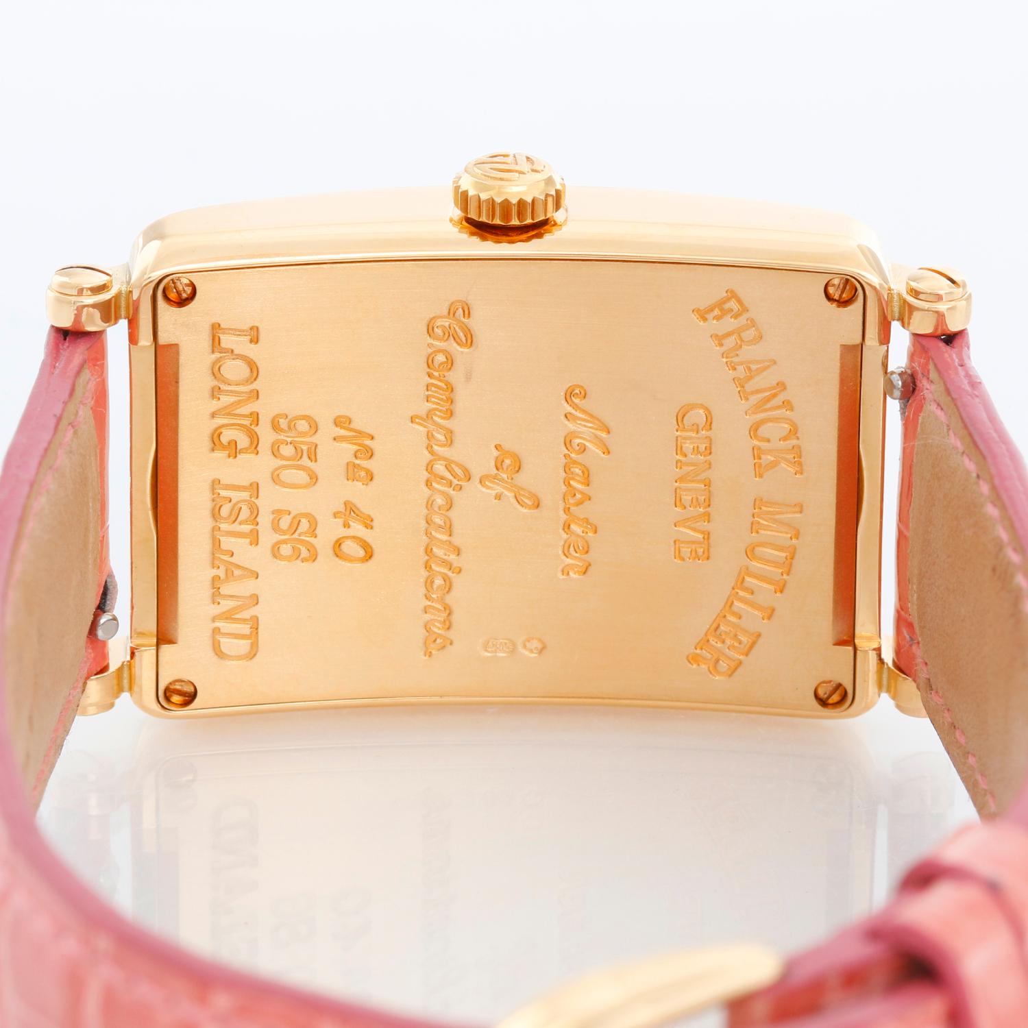 Franck Muller Long Island 18K Yellow Gold Watch at 1stDibs | franck ...