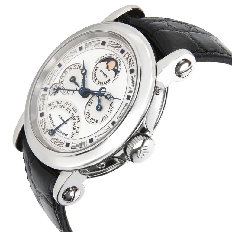 Franck Muller Perpetual Calendar 7000 QP Men's Watch in Stainless Steel ...