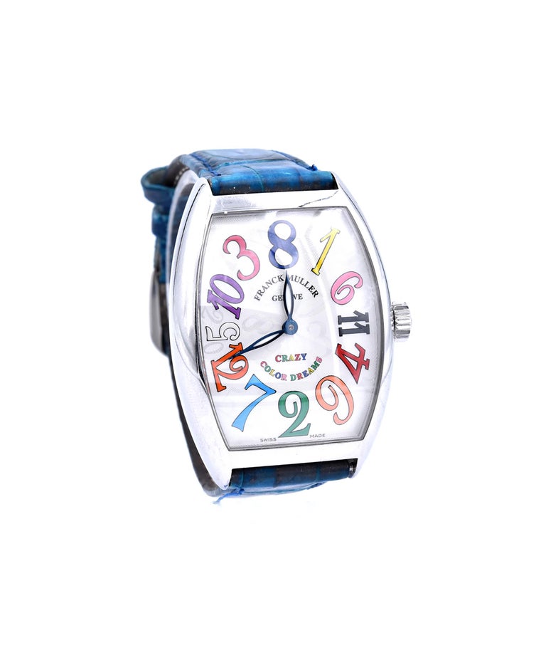 Franck Muller Stainless Steel Crazy Hour Color Dream at 1stDibs | crazy ...