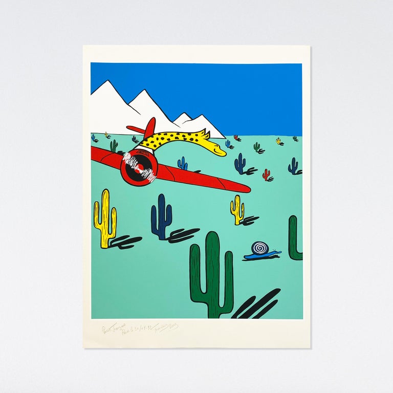 Francky Boy, Francky Plane, 1992 Silkscreen Print on Arches paper ...