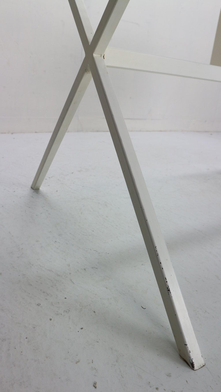 Franco Albini Glass and Metal Writing Desk for Knoll International ...